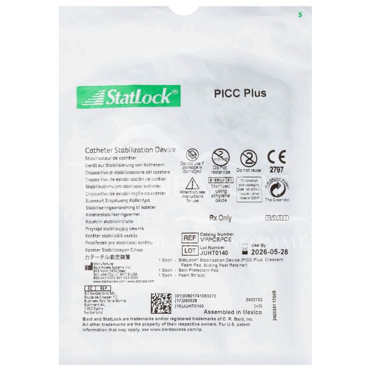 StatLock™ PICC Plus Katheter Stabilisierungssystem | schnell günstig ...