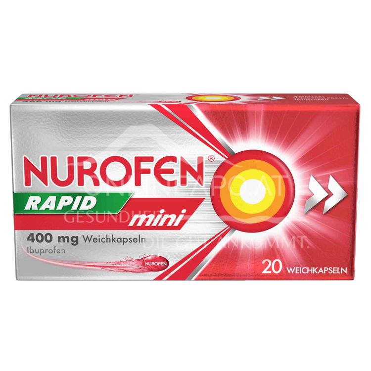 Nurofen® Rapid Mini 400 mg soft capsules | delivered fast and affordable