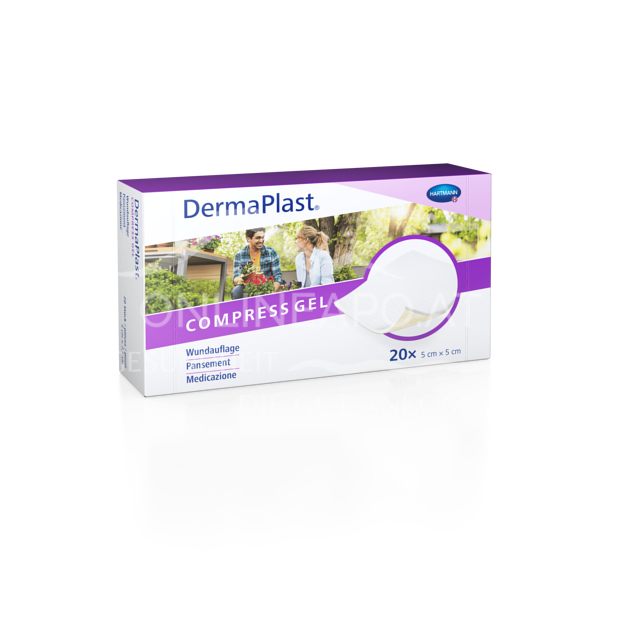 DermaPlast® Compress Gel coated wound dressing 5 x 5 cm | delivered ...