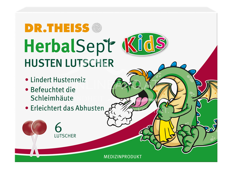 Dr. Theiss HerbalSept Husten Lutscher Kids | schnell günstig geliefert