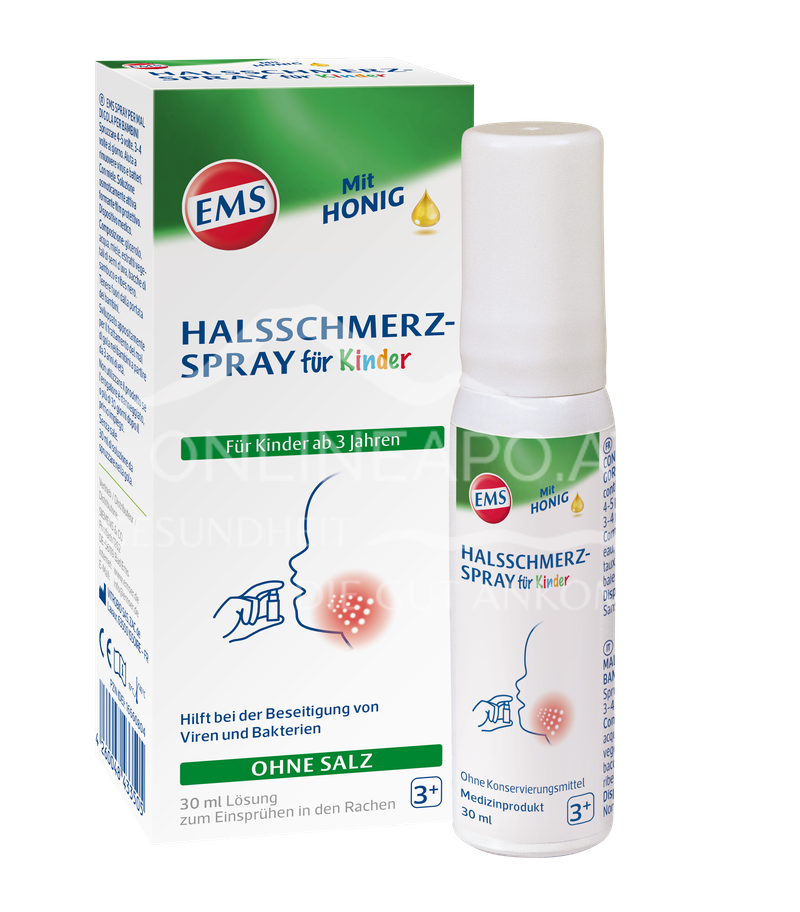 EMS sore throat spray for children with honey | delivered fast and ...