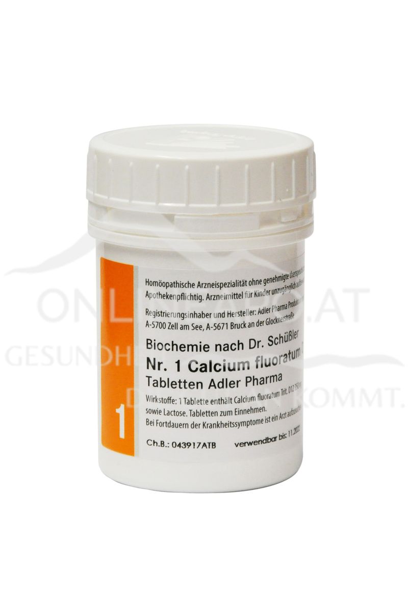 Schuessler Salt Eagle No. 1 Calcium fluoratum D12 Tablets | delivered ...