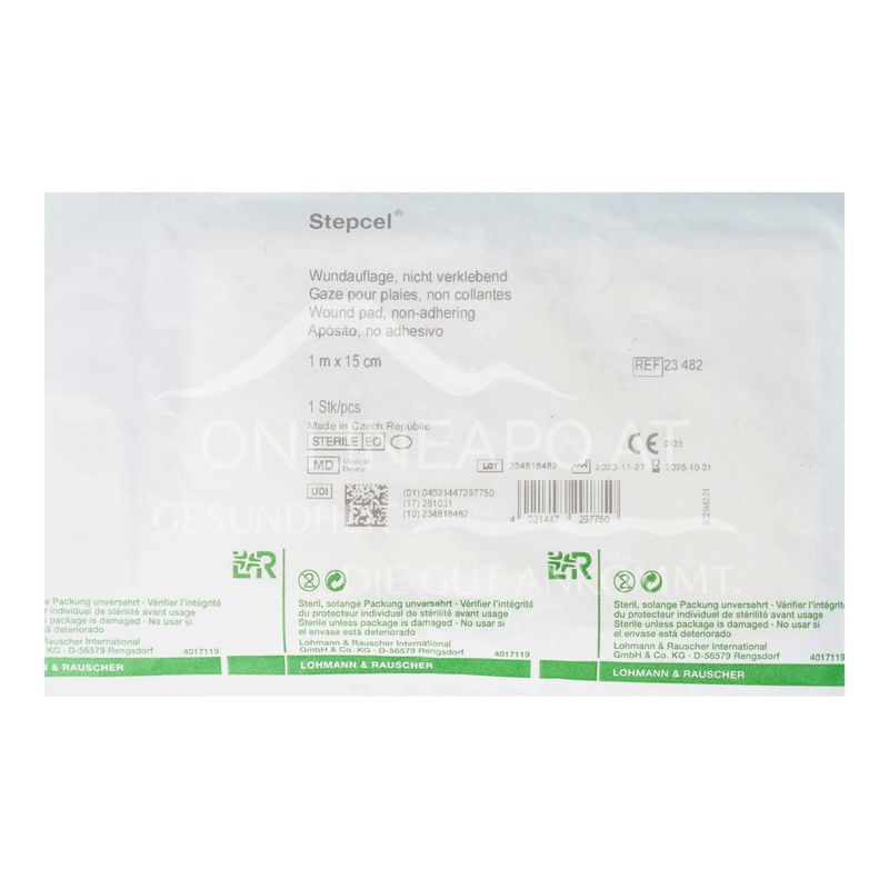Stepcel® soft, non-adhesive wound dressing sterile - size 1, 15 cm x 1 m | schnell günstig geliefert