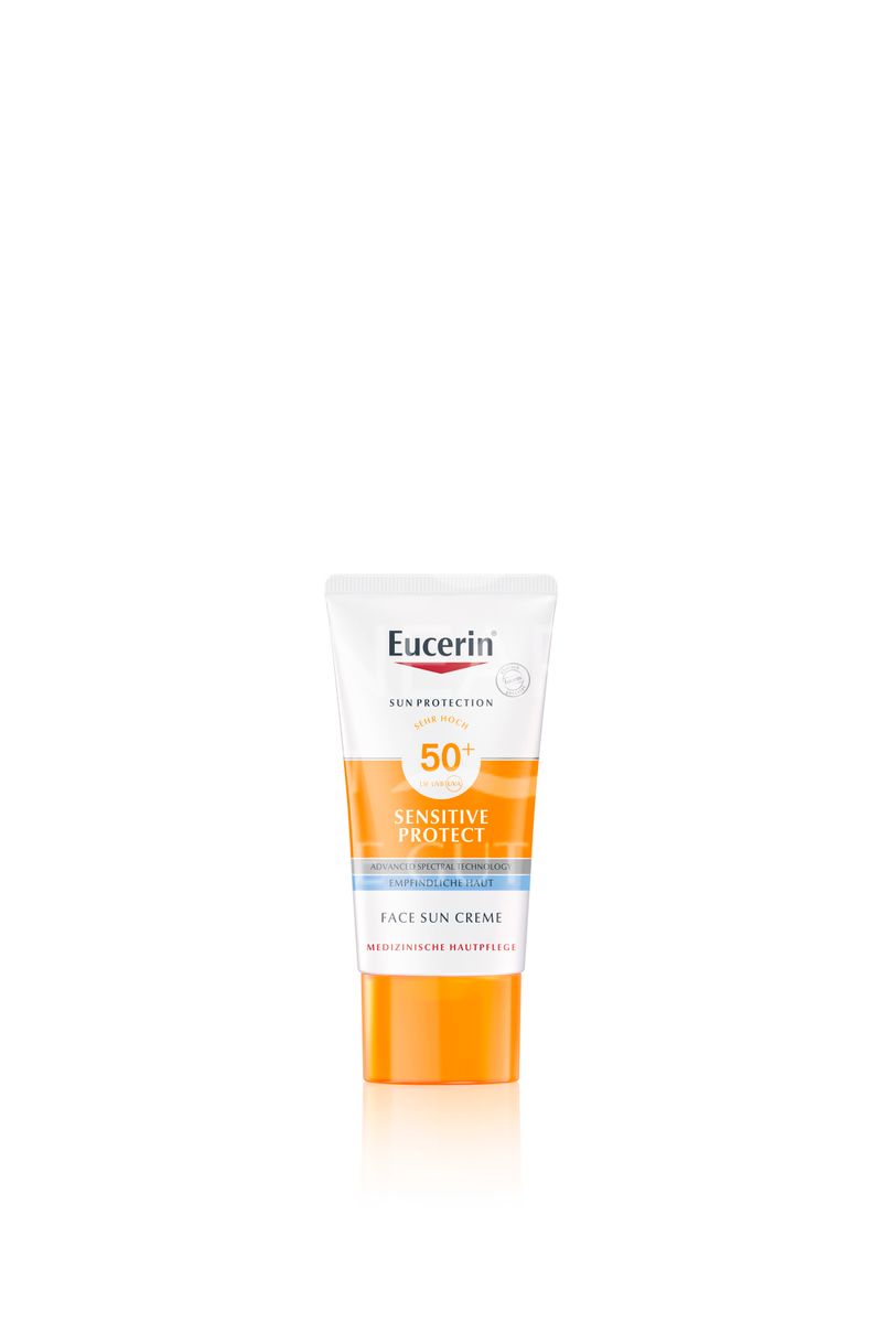 Eucerin® Sensitive Protect Sensitive Skin Face Sun Cream SPF 50 ...