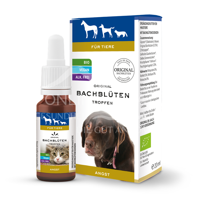 Lemon Pharma Organic Bach Flowers Animal Drops "Fear" | schnell günstig ...