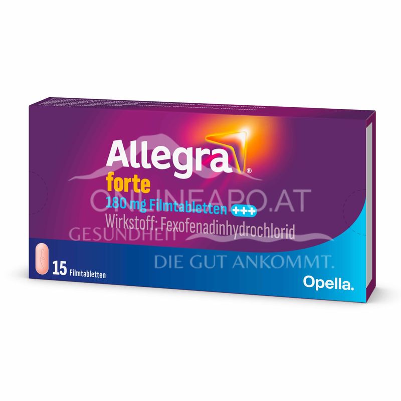 Allegra® forte 180 mg Filmtabletten | schnell günstig geliefert