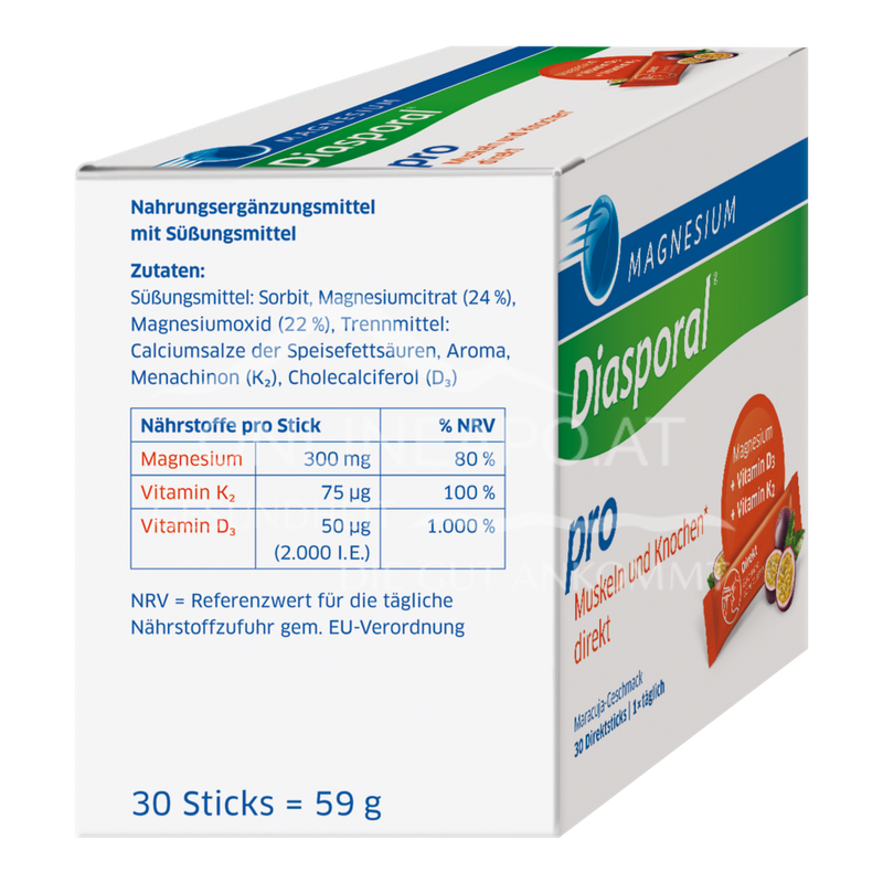 Magnesium Diasporal® Pro Muscles and Bones* direct sticks | delivered ...