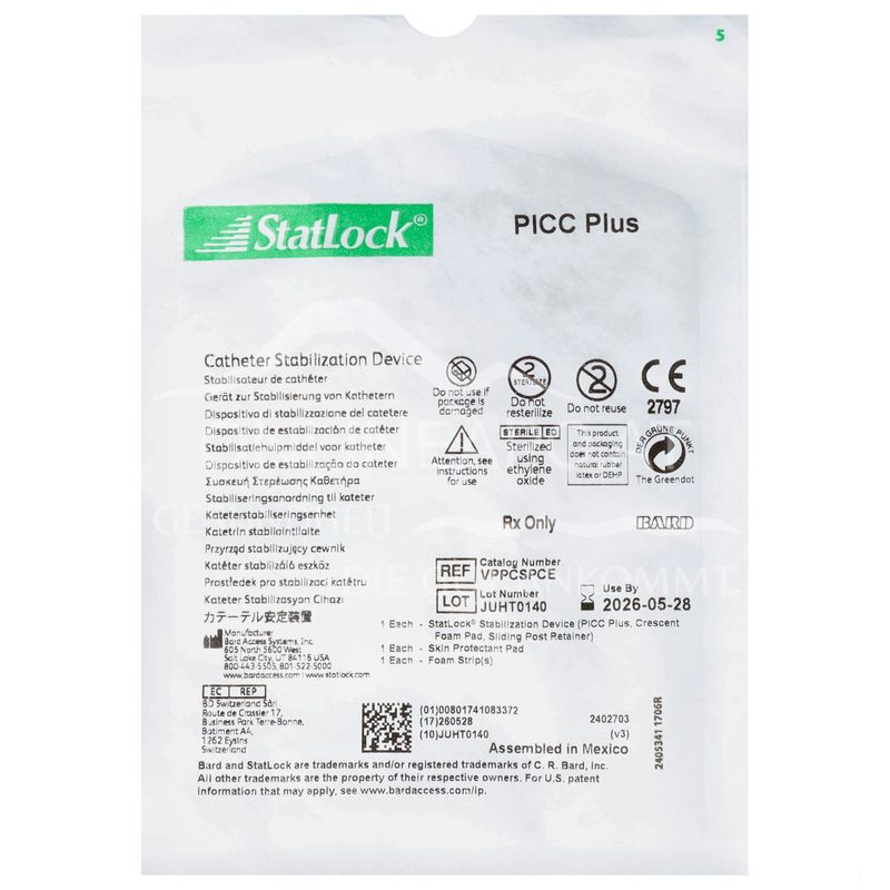 StatLock™ PICC Plus Katheter Stabilisierungssystem | schnell günstig ...