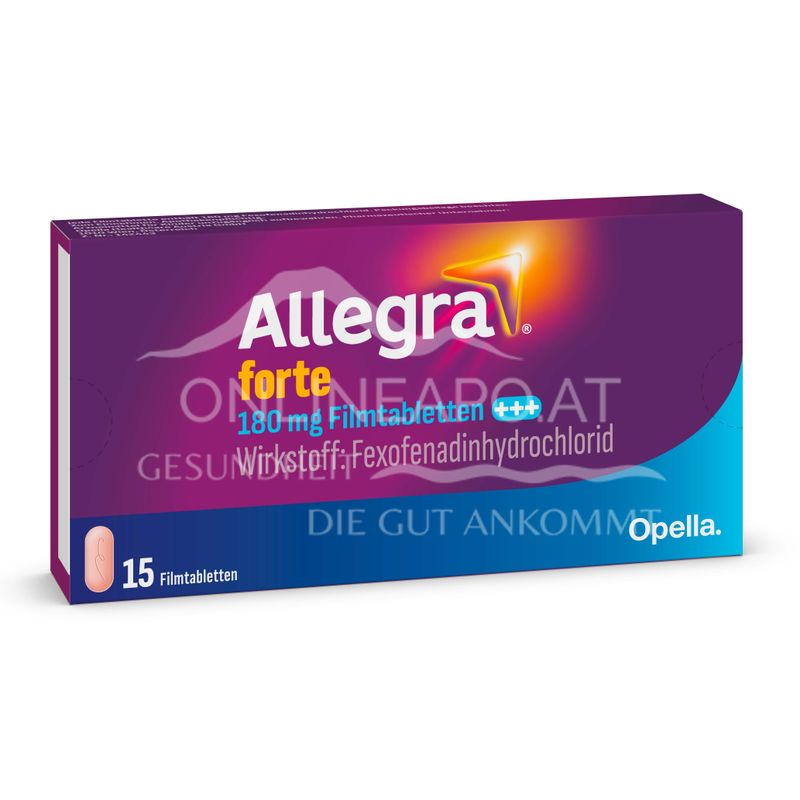 Allegra® forte 180 mg film-coated tablets | delivered fast and affordable
