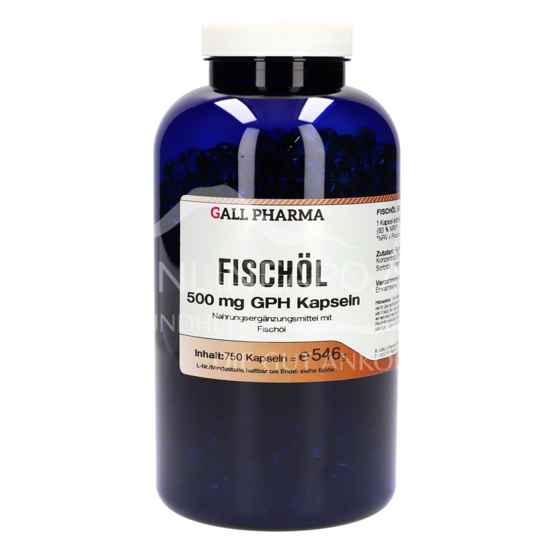 Gall Pharma fish oil 500 mg capsules | delivered fast and affordable