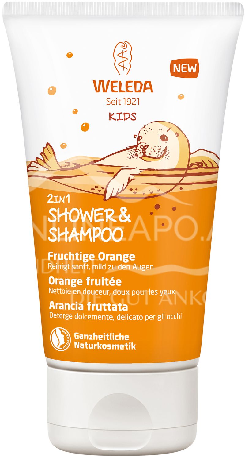 Weleda Kids 2in1 Shower & Shampoo Fruity Orange | delivered fast and ...