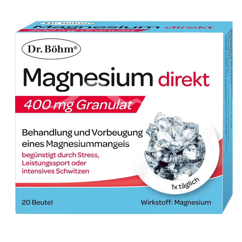 Dr Böhm® Magnesium direct 400 mg granules sticks | delivered fast and ...