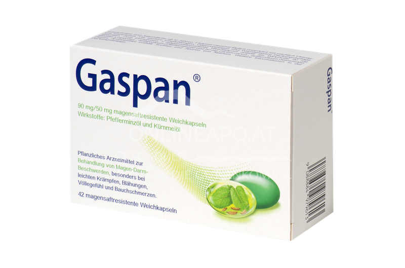 Gaspan 90 mg/50 mg gastro-resistant soft capsules | delivered fast and ...