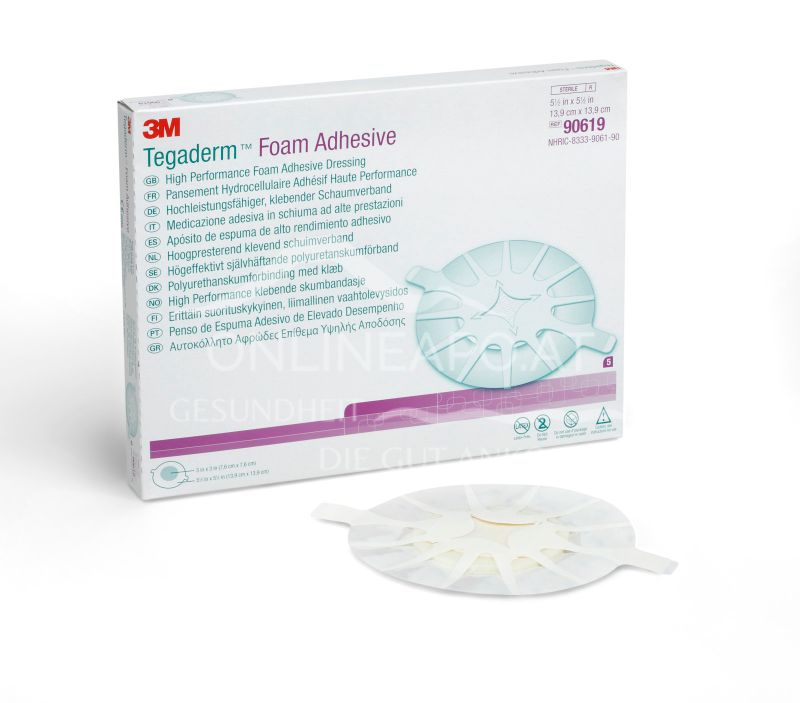 3M™ Tegaderm™ Foam Adhesive high-performance adhesive foam dressing ...