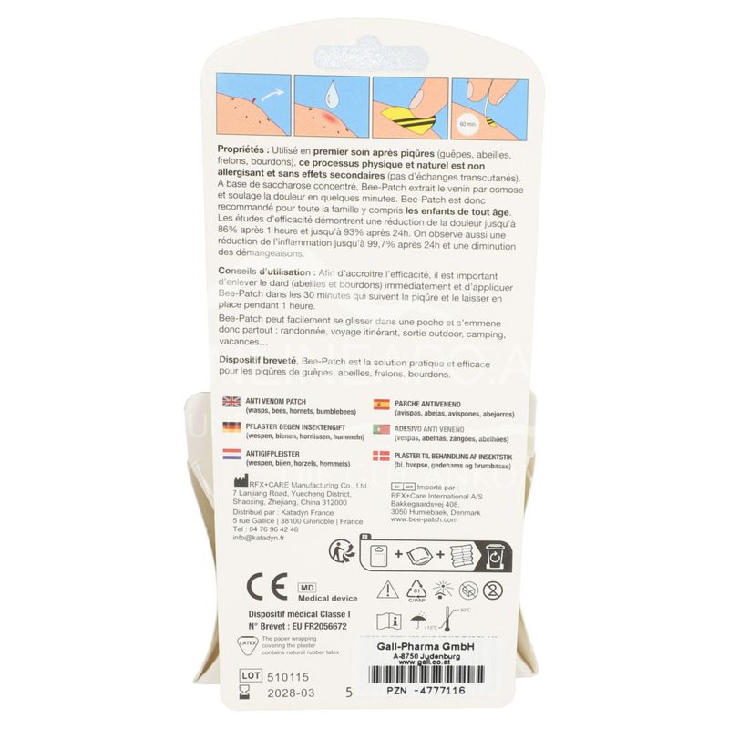 Bee Patch® Bee - Wasp Patch | schnell günstig geliefert