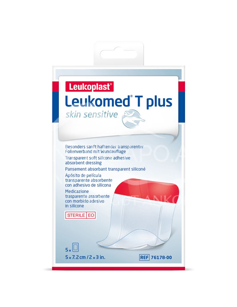 Leukomed ® T plus skin sensitive transparent film dressing with wound ...