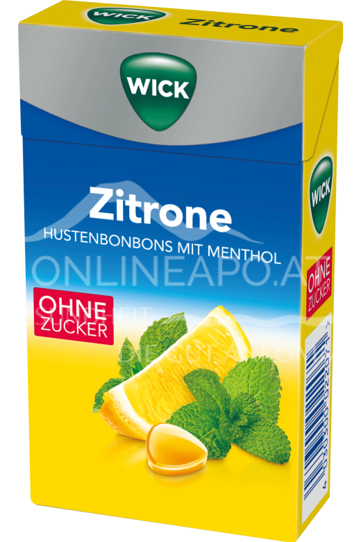 Wick lemon cough lozenges with menthol | delivered fast and affordable