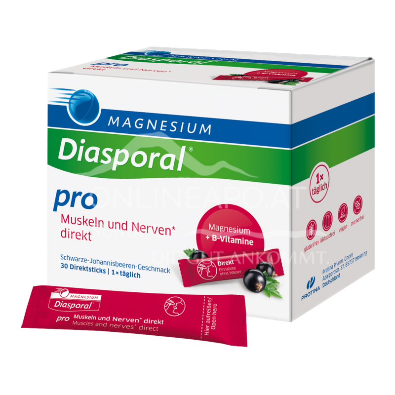 Magnesium Diasporal® Pro Muscles and Nerves* direct sticks | schnell ...