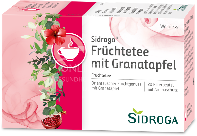 Sidroga® fruit tea with pomegranate | schnell günstig geliefert